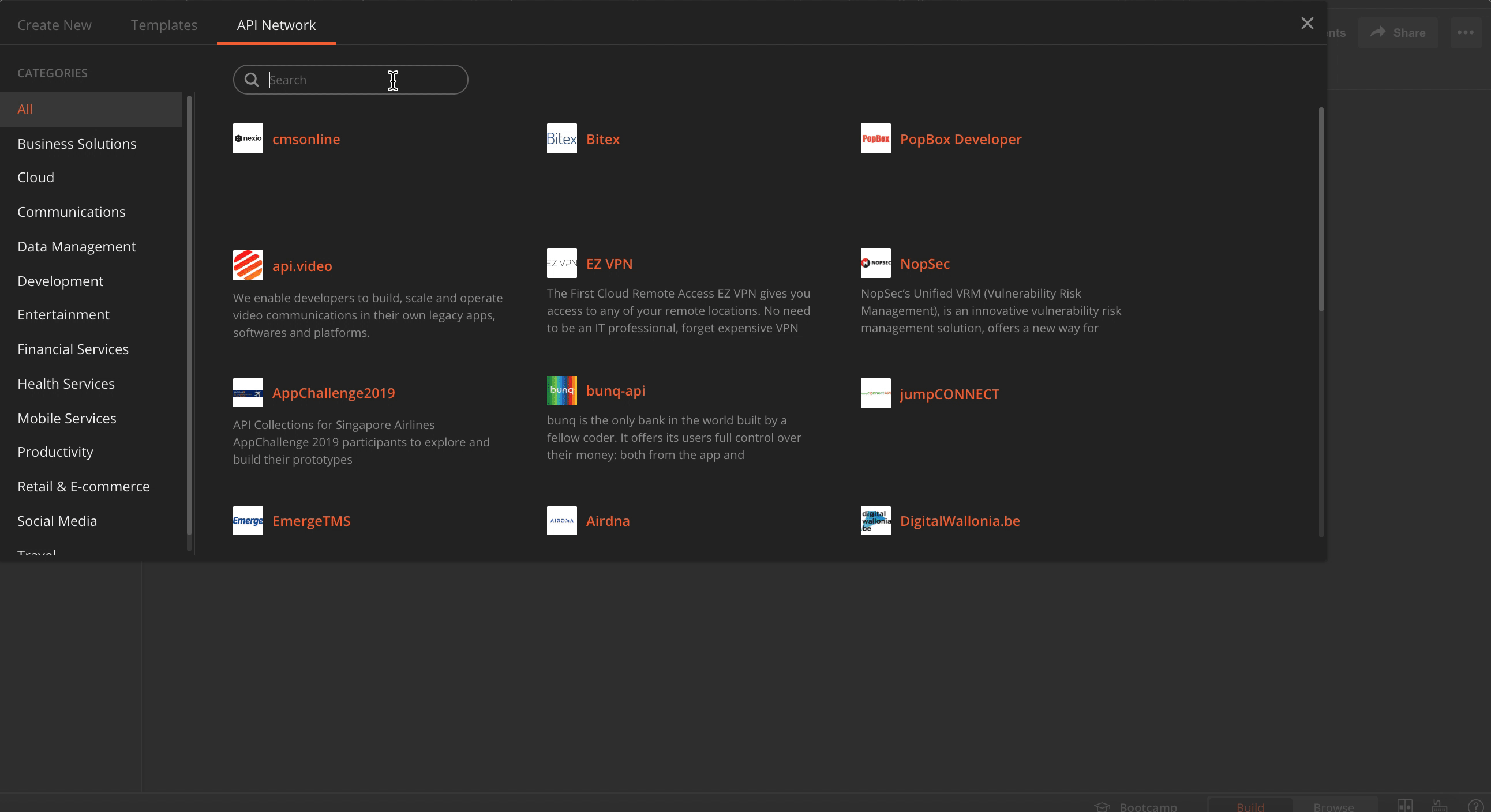 Unable to import API Network Collection · Issue #7034 · postmanlabs/postman-app-support · GitHub