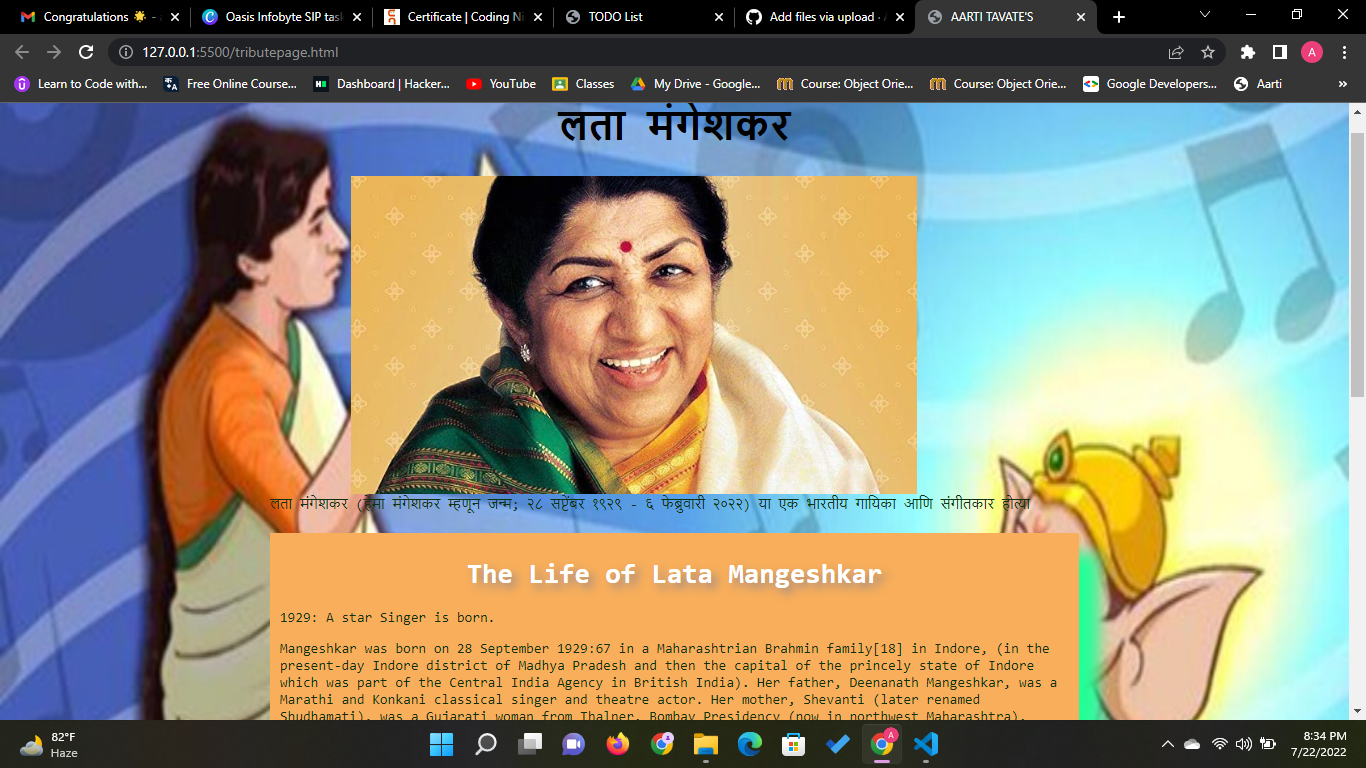 GitHub - Aarti0910/OIBGRIP_TASKNO2: OIBGRIP_TASKNO2 TRIBUTE PAGE OF LEVEL 2