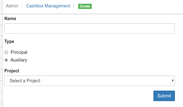 feature request: cashbox create should default to user's current project · Issue #2034 · Third ...