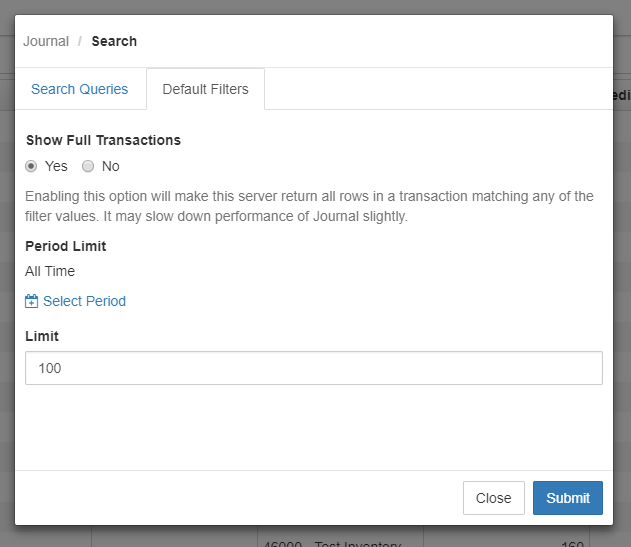 Add new default filter for Journal: Show Full Transactions · Issue #2266 · Third-Culture ...