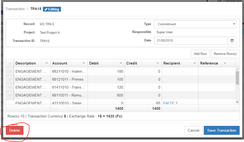 Design: make corrections of posted records easier by adding "reverse ...