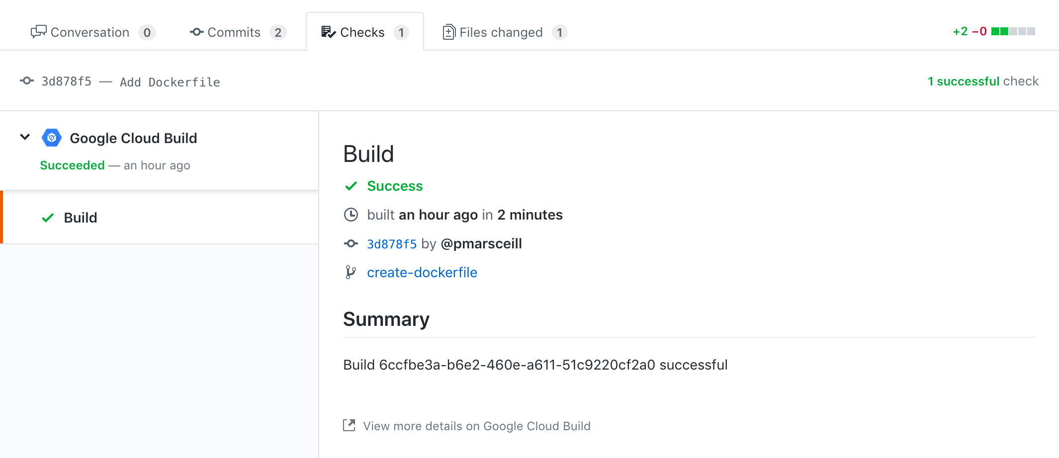 Further Integrating Google Cloud Build with GitHub Checks API - Stack Overflow