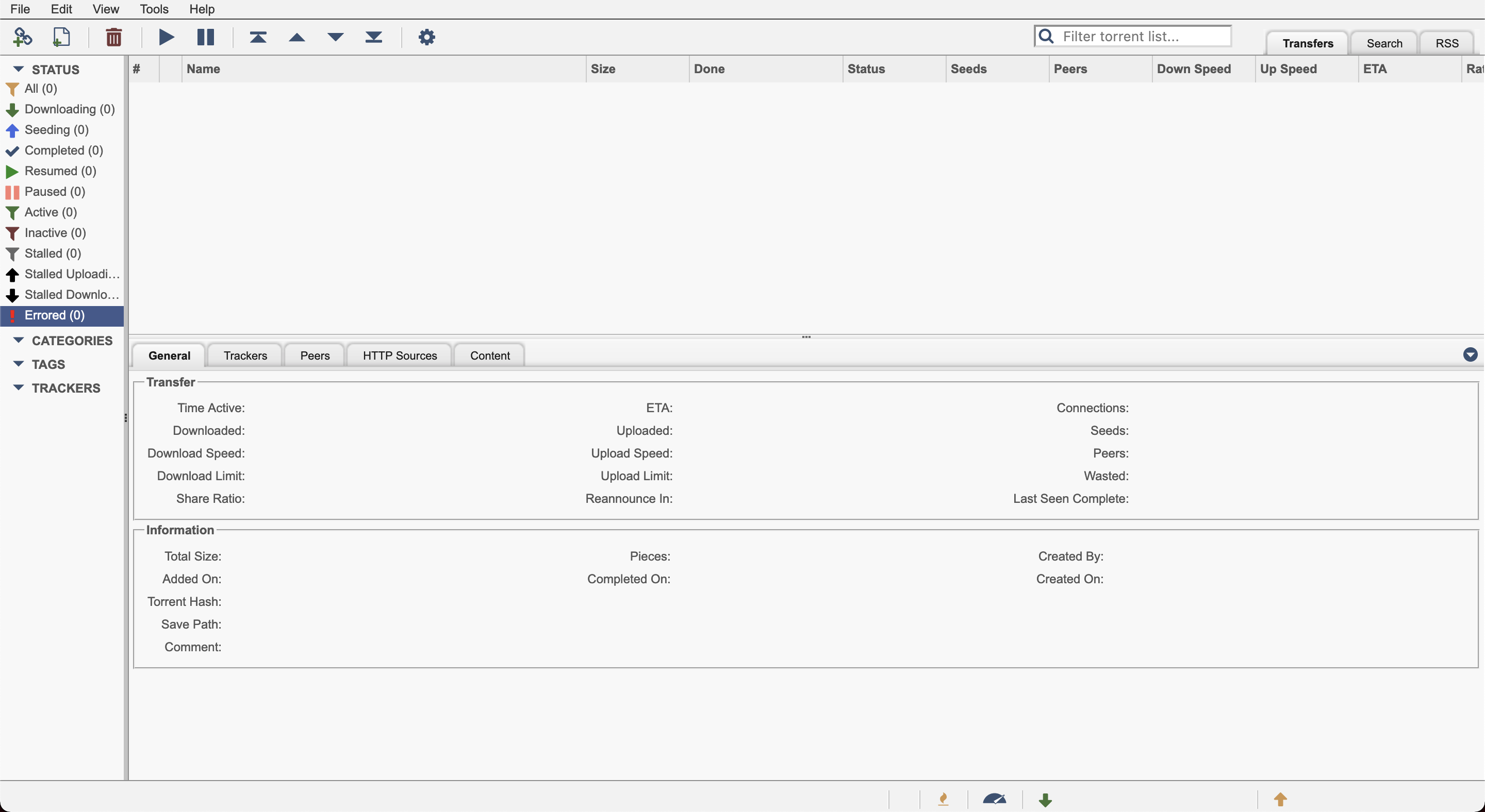 WebUI failing to render properly if tracker url in torrent is invalid ...
