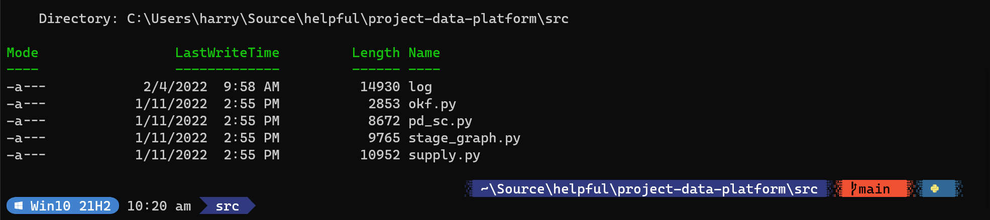 Python segment not working on v7.8.3 · Issue #1690 · JanDeDobbeleer/oh-my-posh · GitHub