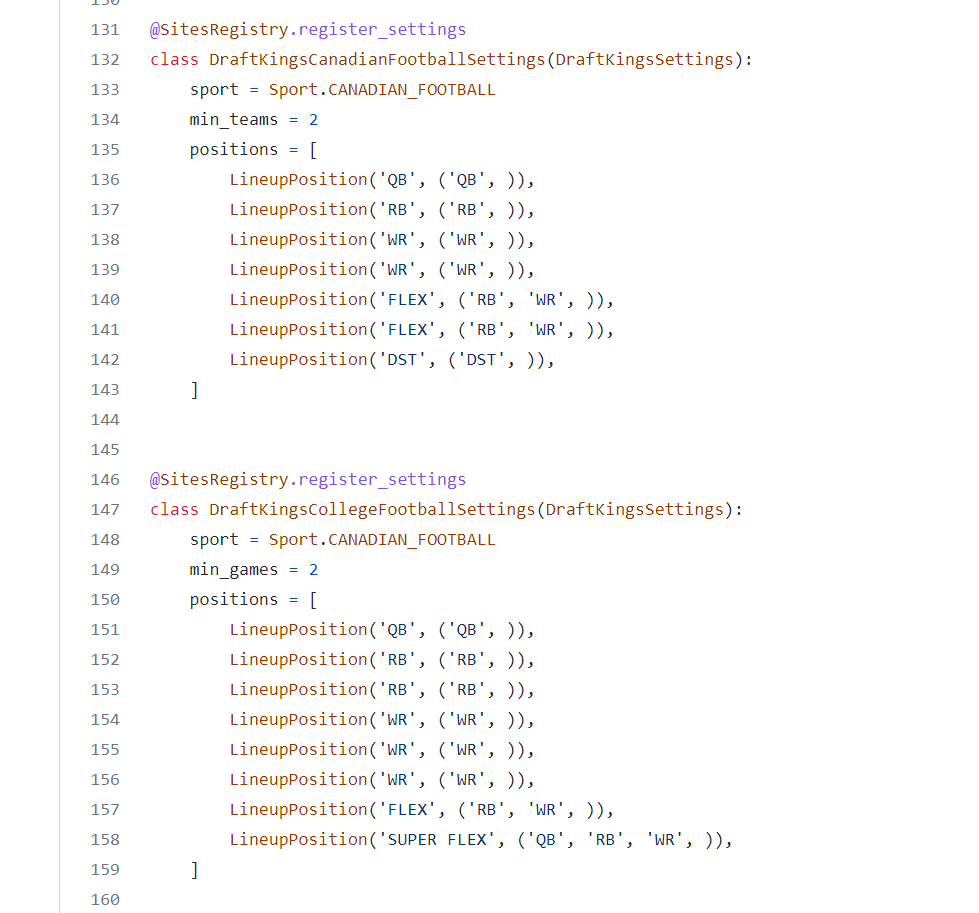 College Football · Issue #376 · DimaKudosh/pydfs-lineup-optimizer · GitHub