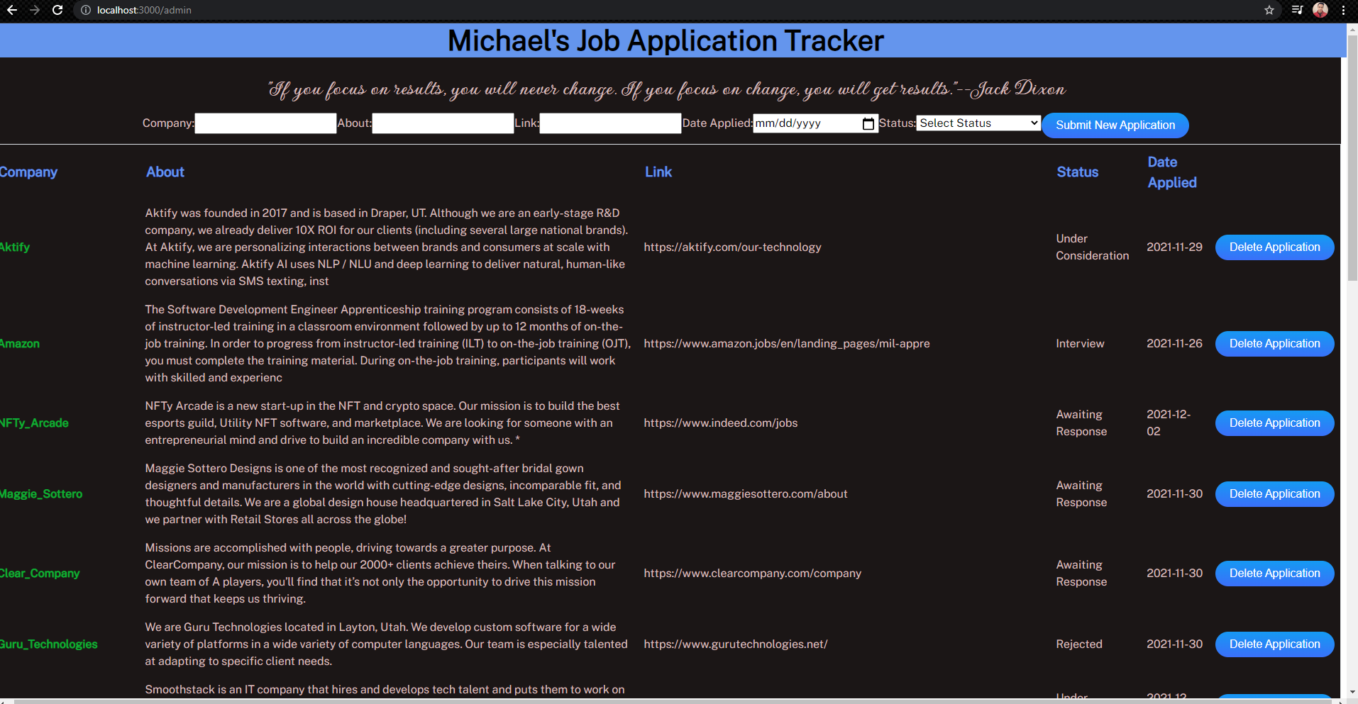 GitHub - MichaelBHerman/Job_Application_Tracker