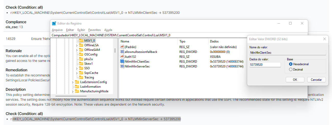 Release 4.2.4 - Bug in benchmark for Windows audit (ID 14528 and 14529) · Issue #10953 · wazuh ...