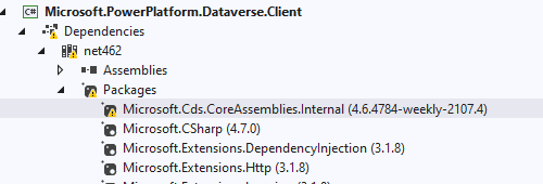 Issue with Microsoft.cds.coreassemblies.internal · Issue #164 · microsoft/PowerPlatform ...
