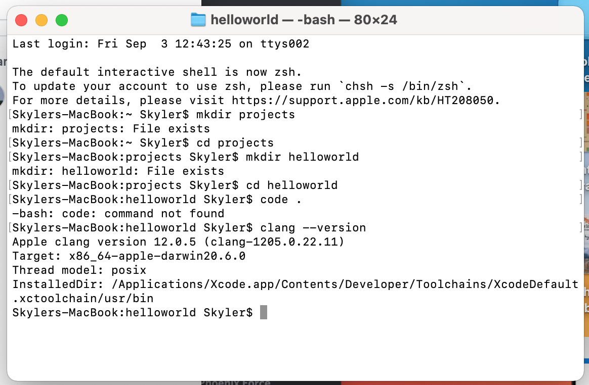 Unable to use "code ." command in terminal · Issue #4797 · microsoft ...