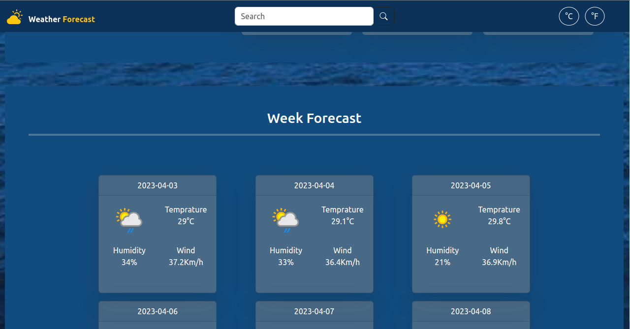 GitHub - ShrutiGova/WeatherForecastApplication