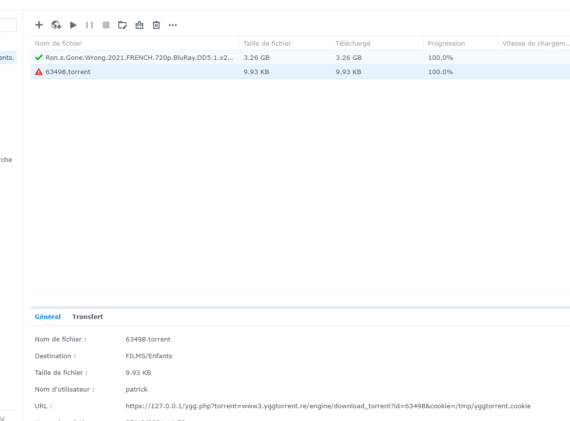 Download action not working whent selecting search result · Issue #8 · Trackerz/Yggtorrent-DLM ...