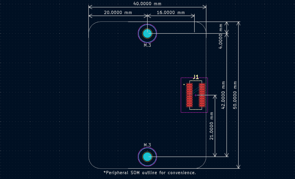 GitHub - lhr-solar/Peripheral-SOM-Daughterboard-Template: Template with aligned M3 holes and ...