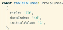 🐛[BUG] ProTable v2.5.7 initialValue 无效 · Issue #181 · ant-design/pro-components · GitHub