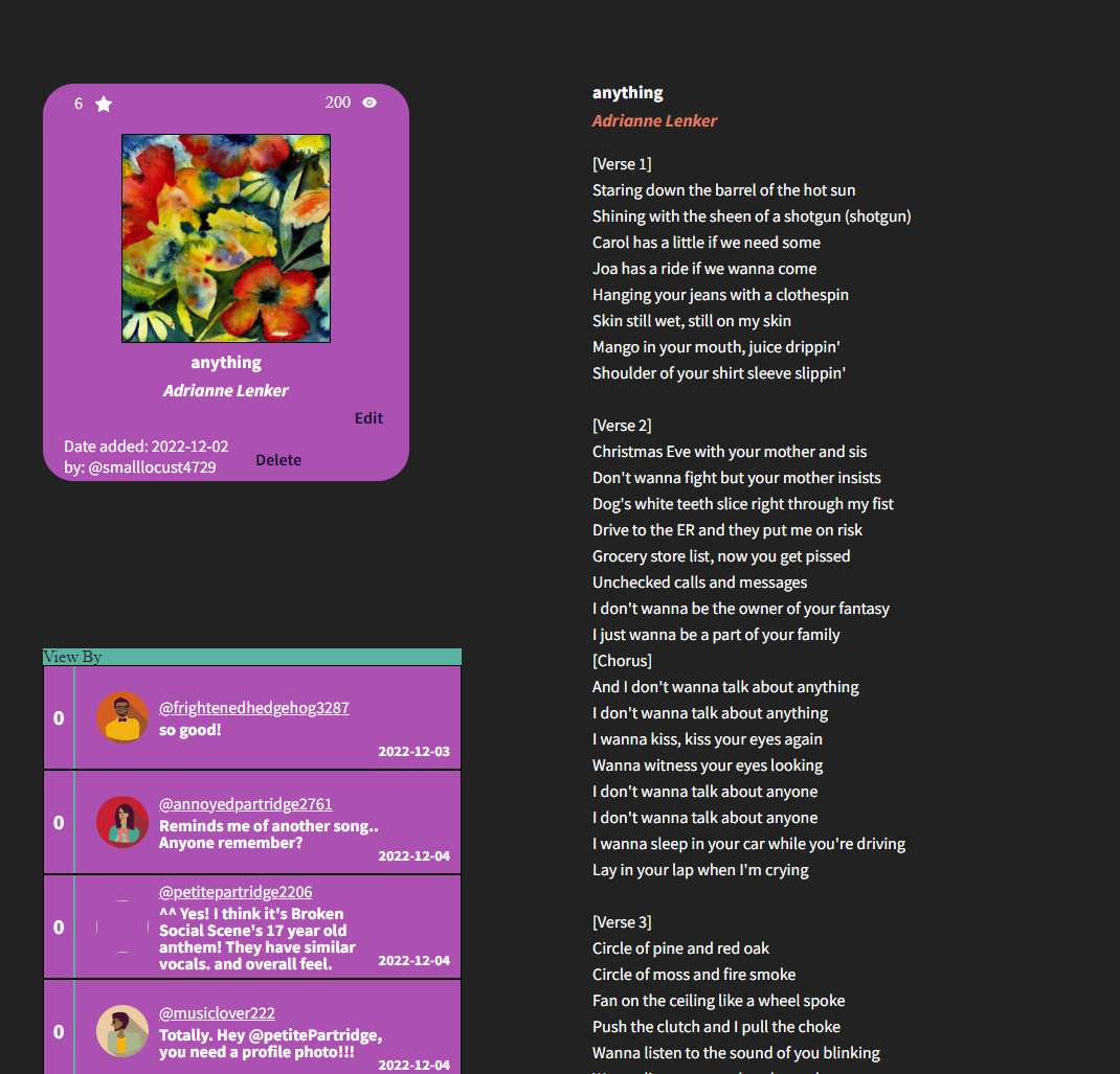 GitHub - anthonykameka/PeaceofMusic: Social Network and Chord Transcription. MERN stack - Genius ...