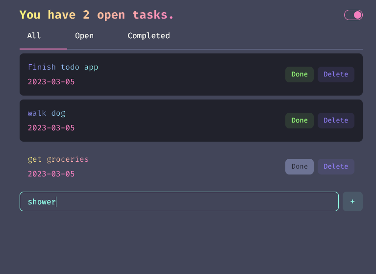 GitHub - anthonykameka/its-done: To do list Application - Full stack - React.js + Node.js + SQLITE