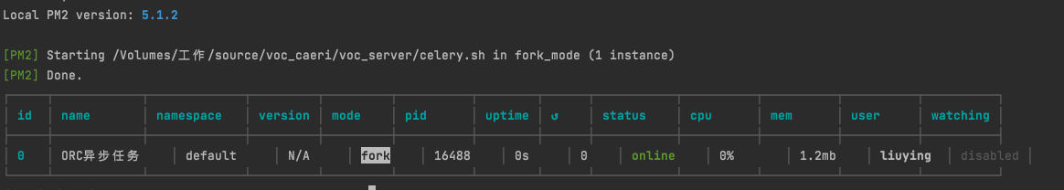 PM2 LIST Style misalignment · Issue #5222 · Unitech/pm2 · GitHub