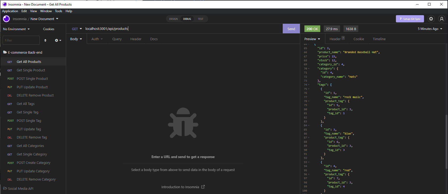 GitHub - xdatalinq/e-commerce-back-end