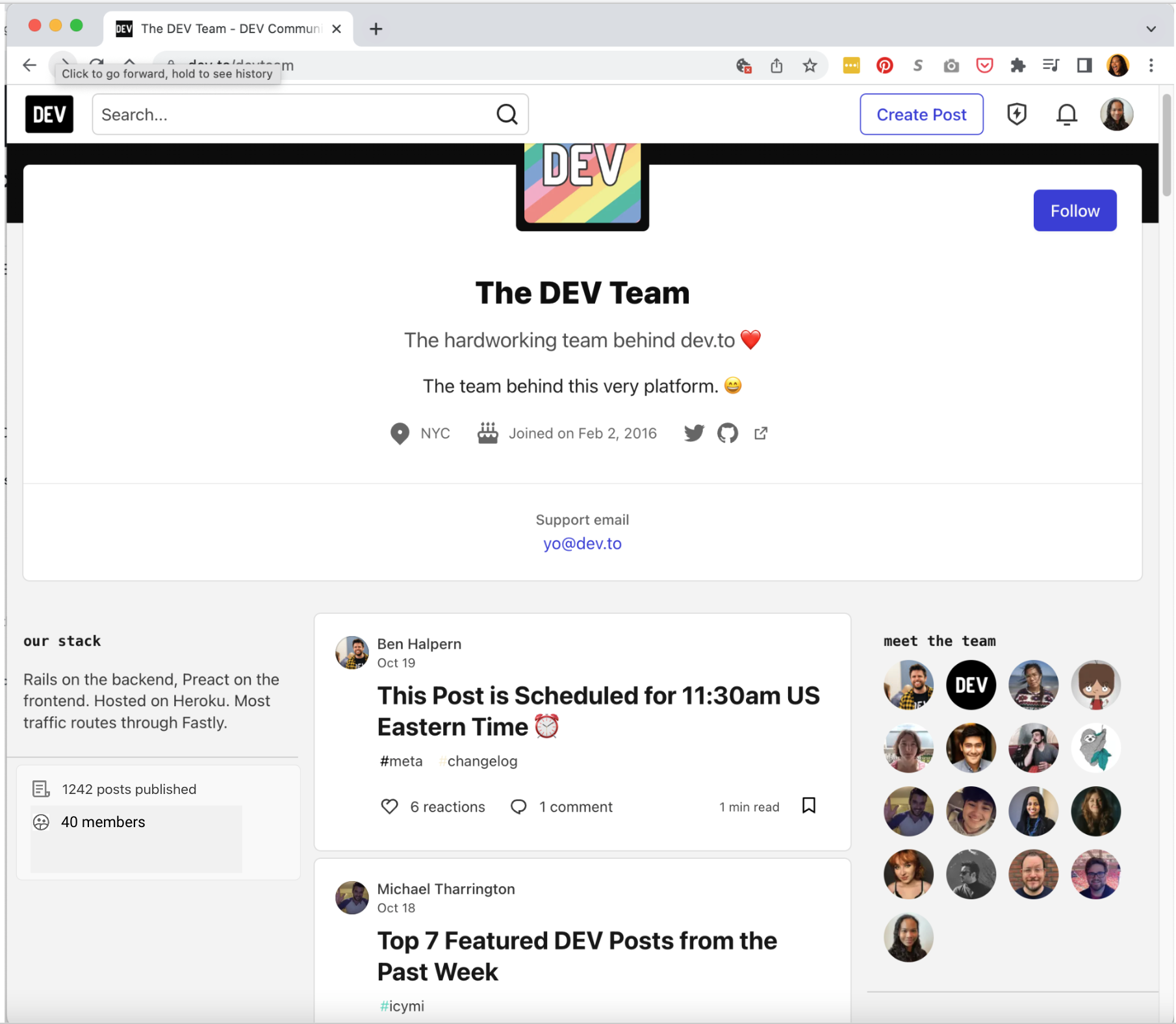 Add “left-hand-sidebar data” to org page, similar to user profile page · Issue #18607 · forem ...