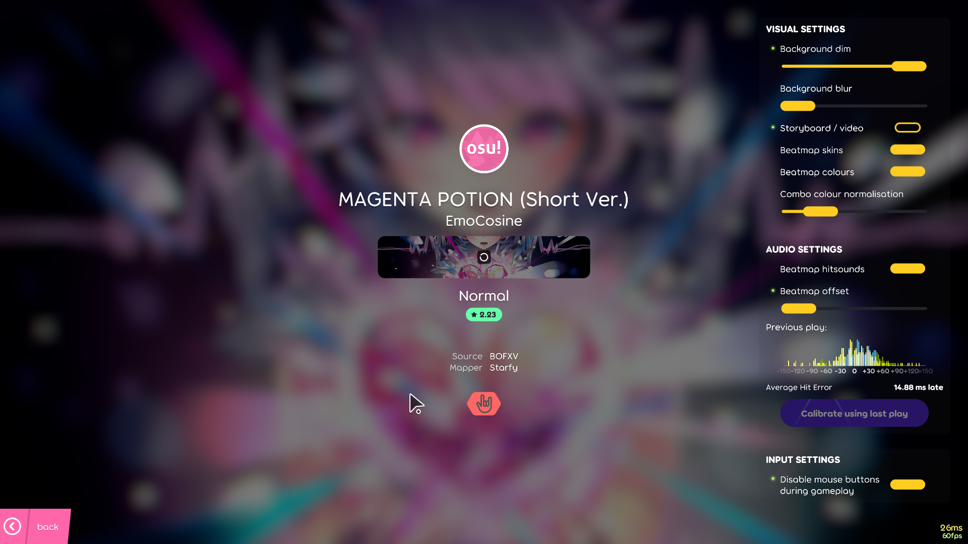 Randomly Stuck On Beatmap Selector Screenshots Are Not What I Saw 