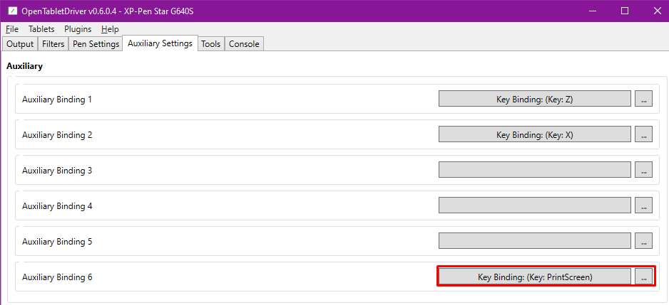 PrintScreen not working as an auxiliary button · Issue #2728 · OpenTabletDriver/OpenTabletDriver ...