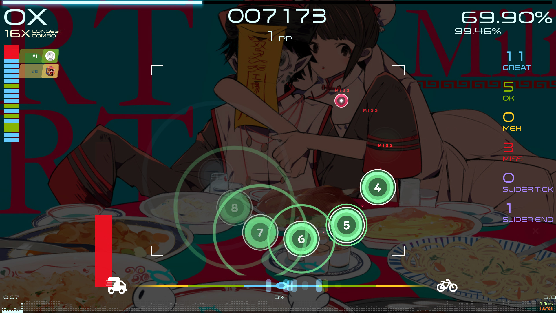 Difficulty Adjust mod is off, but circles are still affected. Even ...