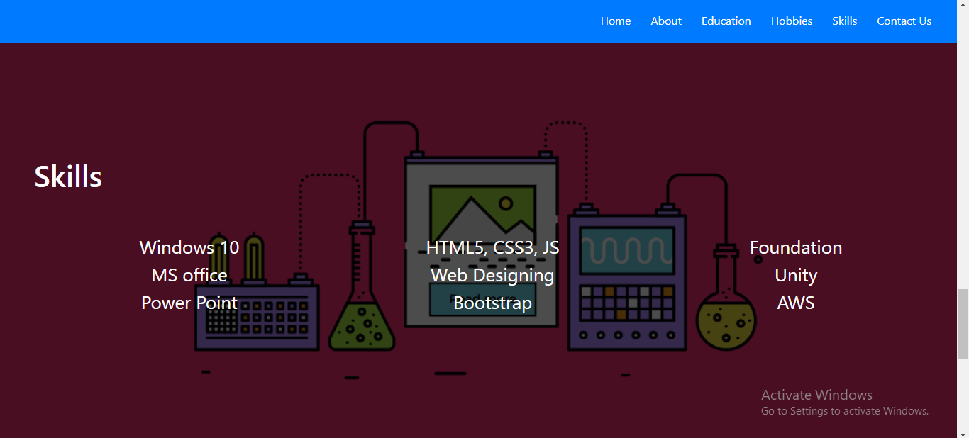 GitHub - Hinal0101/Portfolio_basic: Basic Portfolio using Javascript ...