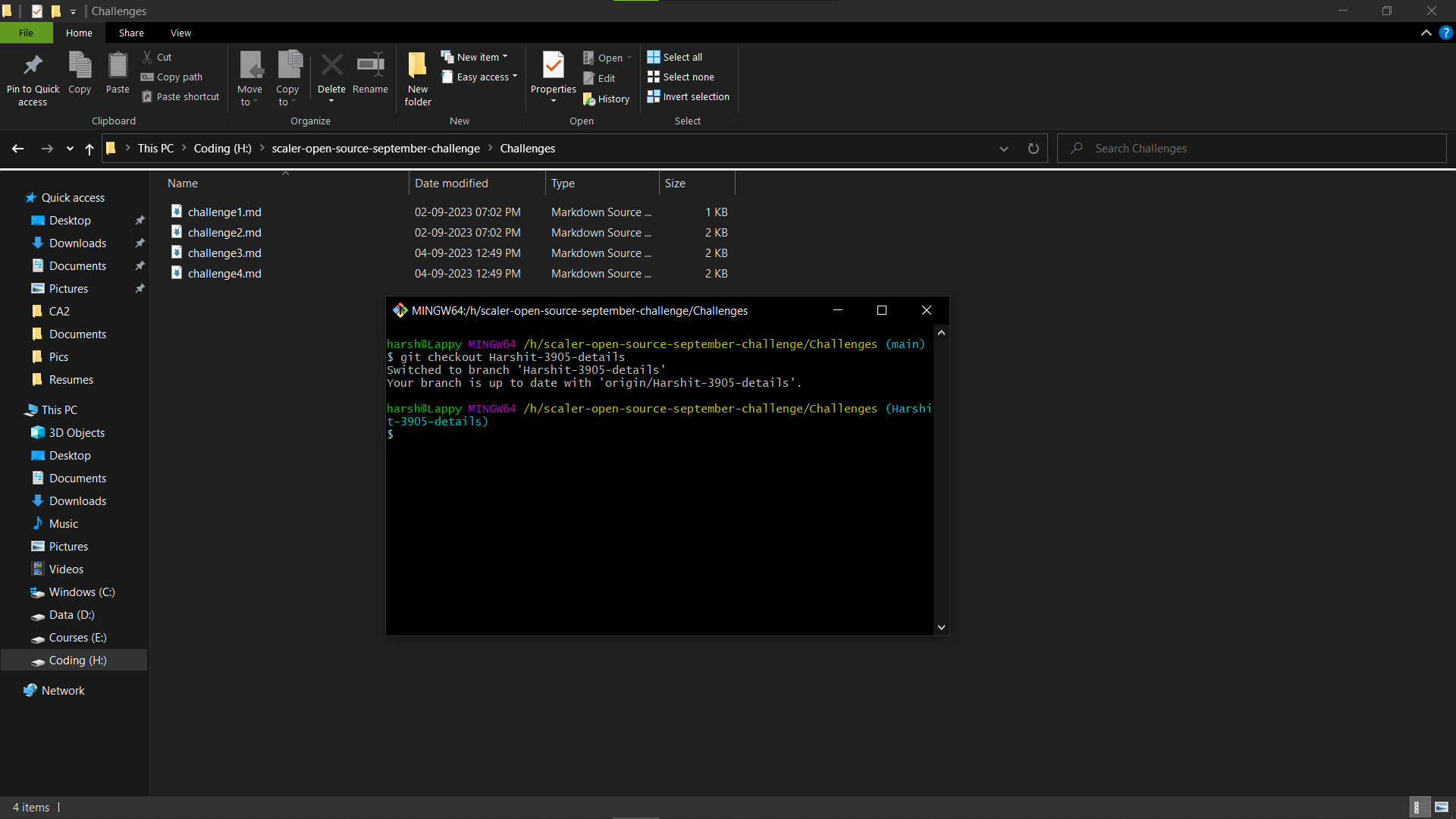 Challenge 1 - 27 : Harshit Joshi · Issue #156 · scaleracademy/scaler-open-source-september ...