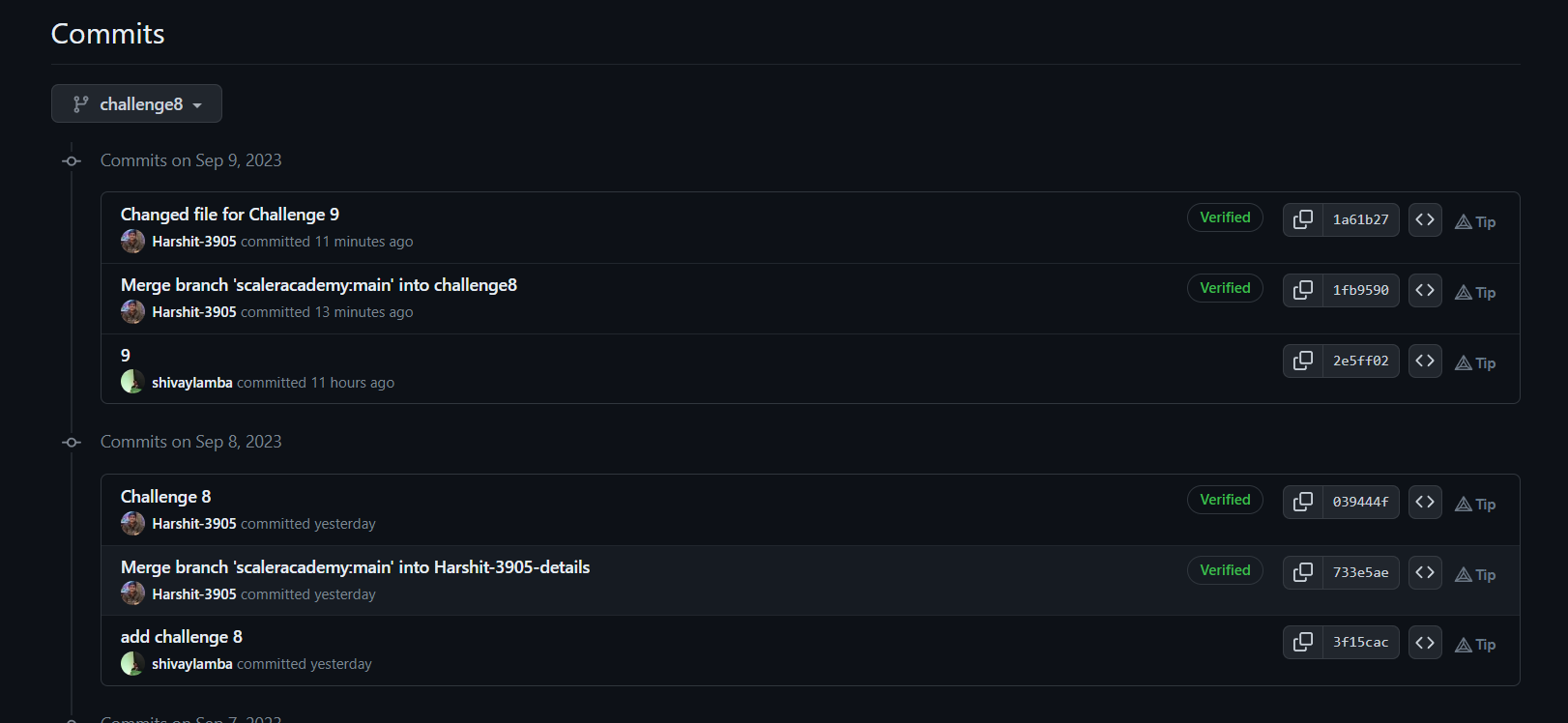 Challenge 1 - 27 : Harshit Joshi · Issue #156 · scaleracademy/scaler-open-source-september ...