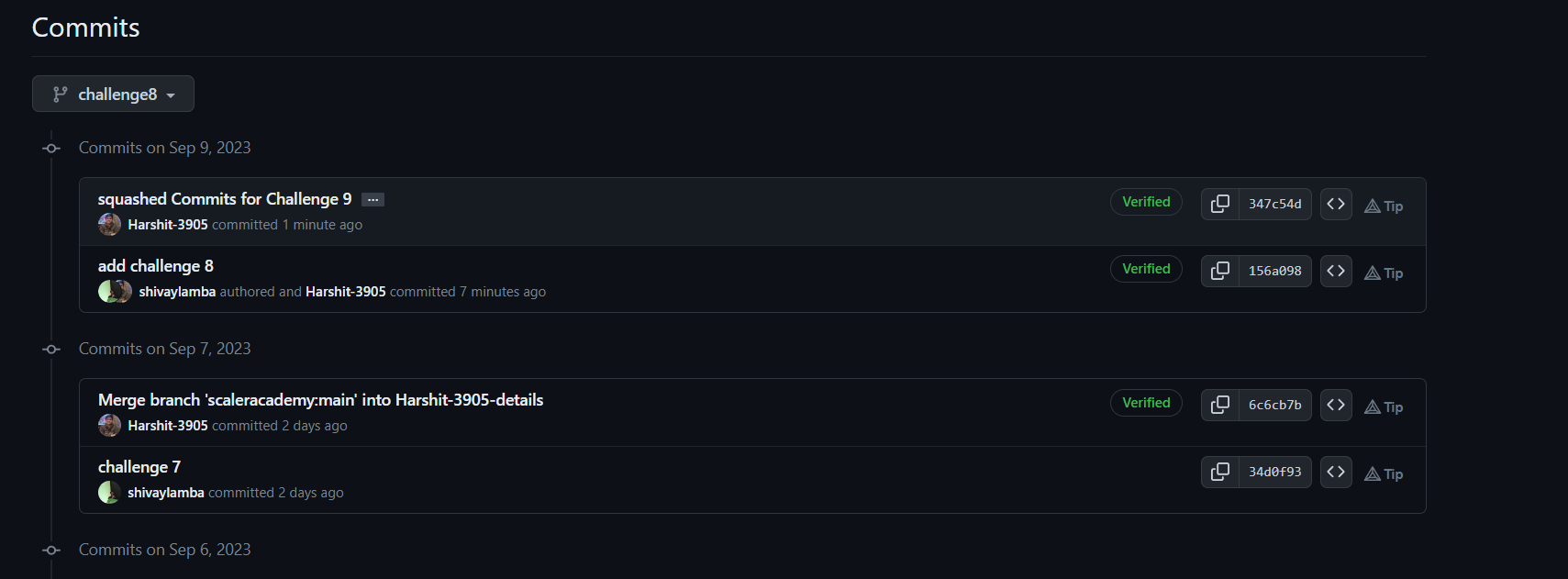 Challenge 1 - 27 : Harshit Joshi · Issue #156 · scaleracademy/scaler-open-source-september ...