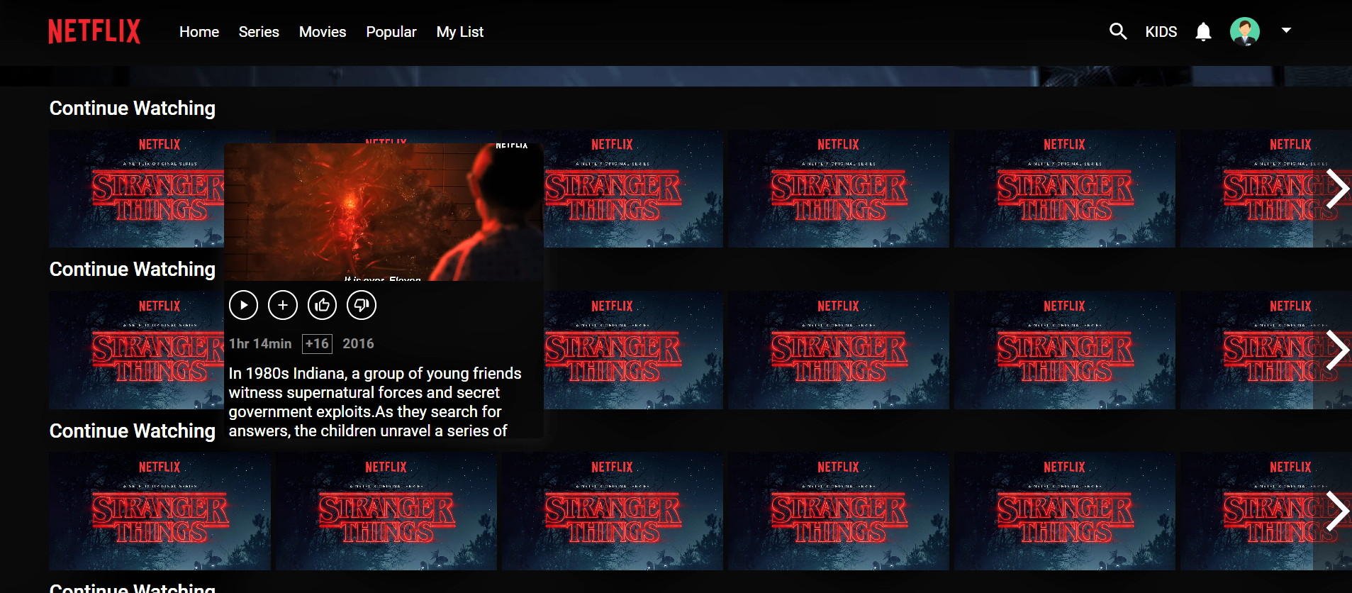 GitHub - Nandan244/Netflix-UI: This project is a clone of the NETFLIX ...
