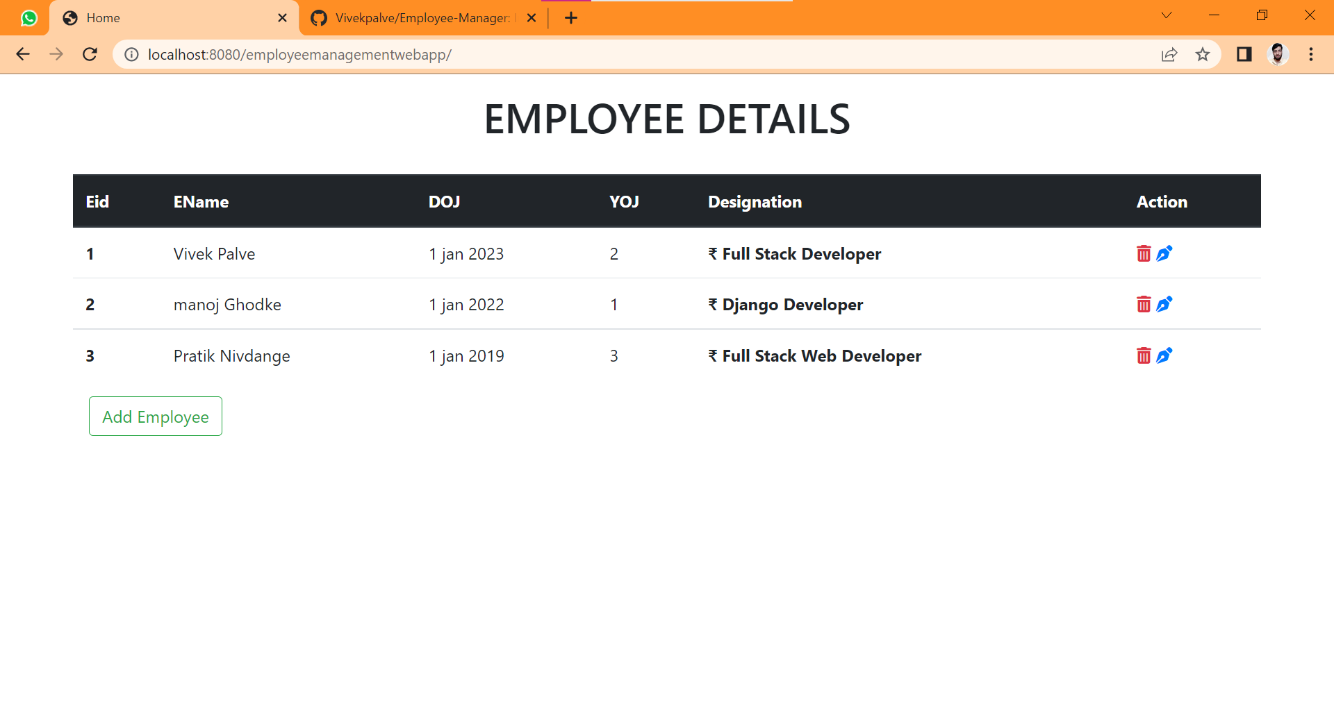 GitHub - Vivekpalve/Employee-Manager: In this I have created employee ...