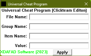 GitHub - XDAFAD249/Universal-Cheat-Program-Clickteam-Edition: This is ...