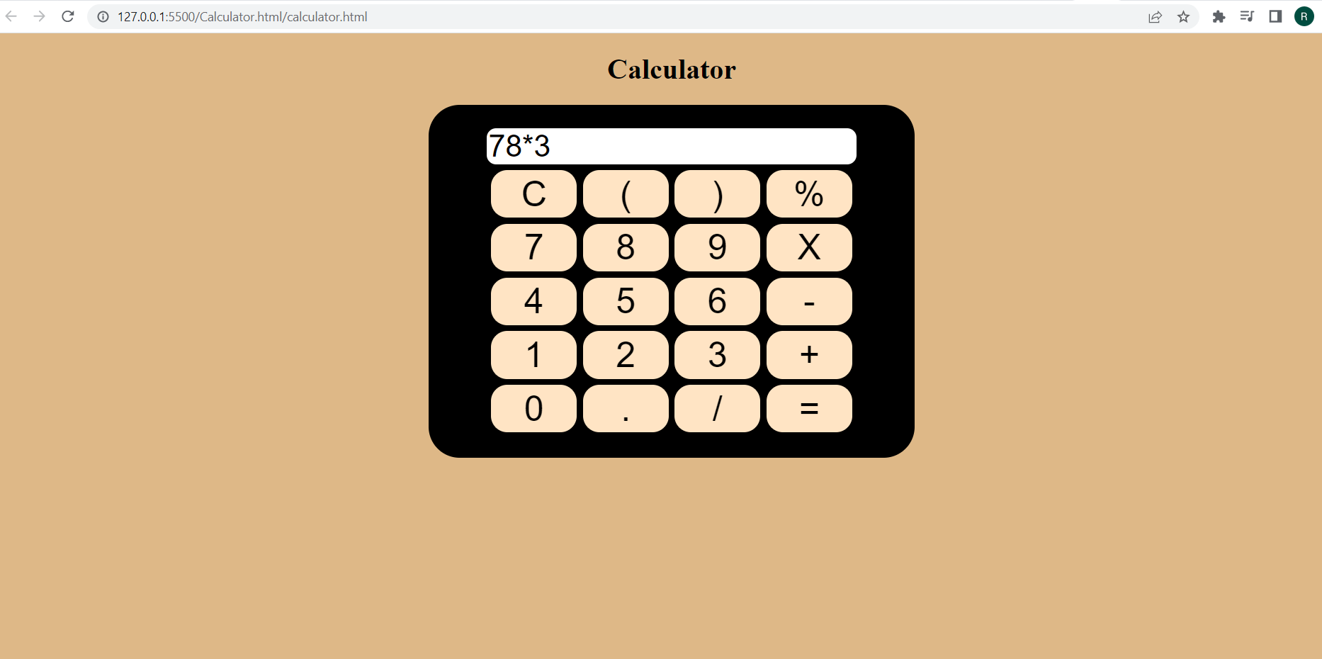 Github Roshnijeewani3457lgmvip Webcalculator This Is A Calculator Created Using Htmlcss