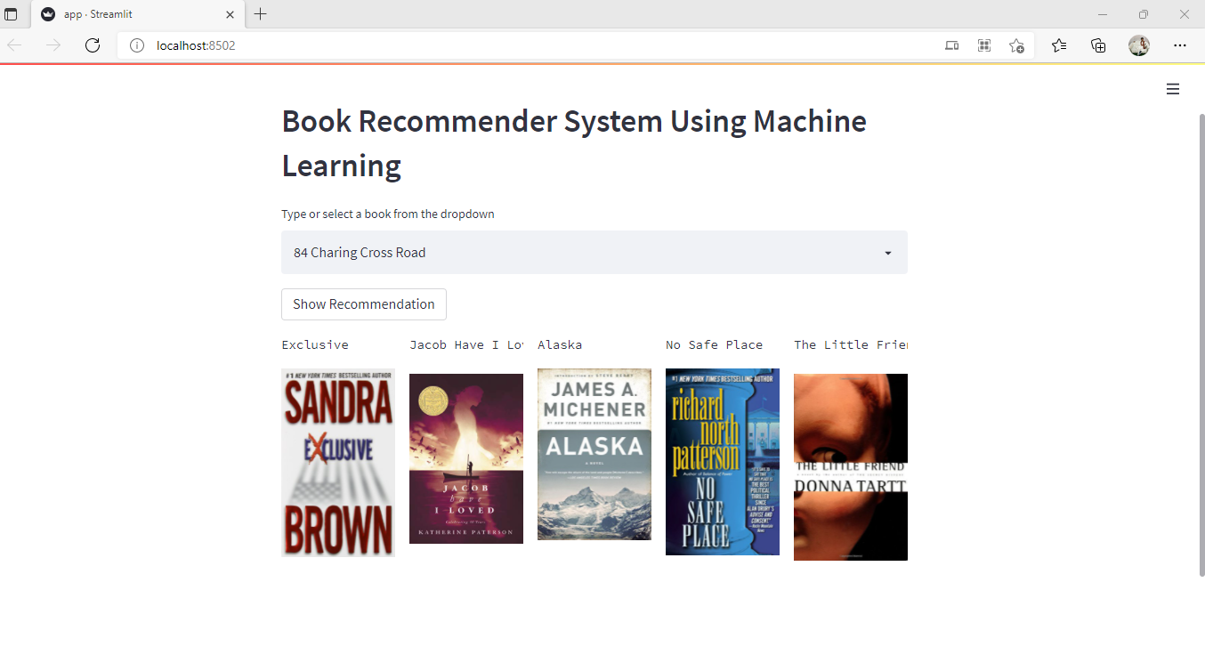 GitHub - SaiDharanesh/BookRecommendationSystem