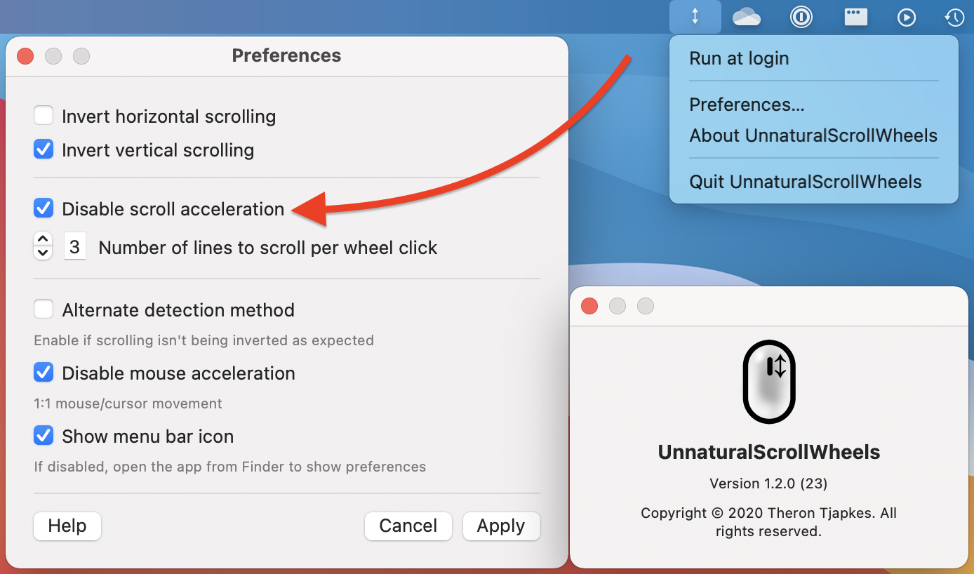 Please add an option to disable scrolling acceleration (ramping up scrolling speed) [enhancement ...