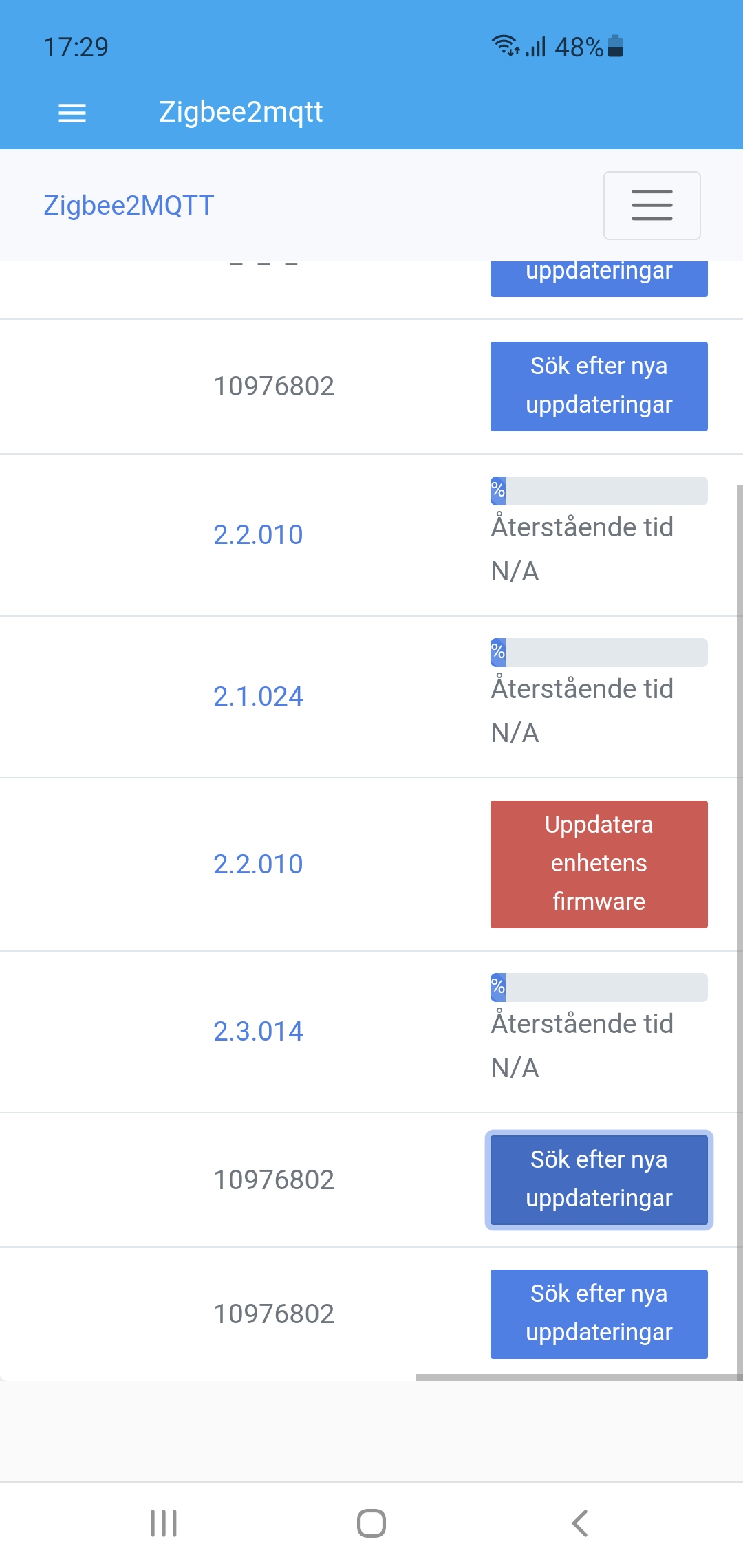 Firmware update problems · Koenkk zigbee2mqtt · Discussion #10721 · GitHub