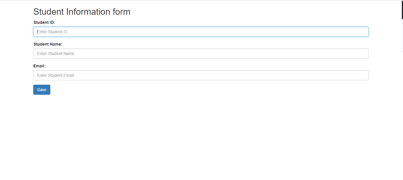 GitHub - ddc0025/Student-Information-Form: Student Information Form