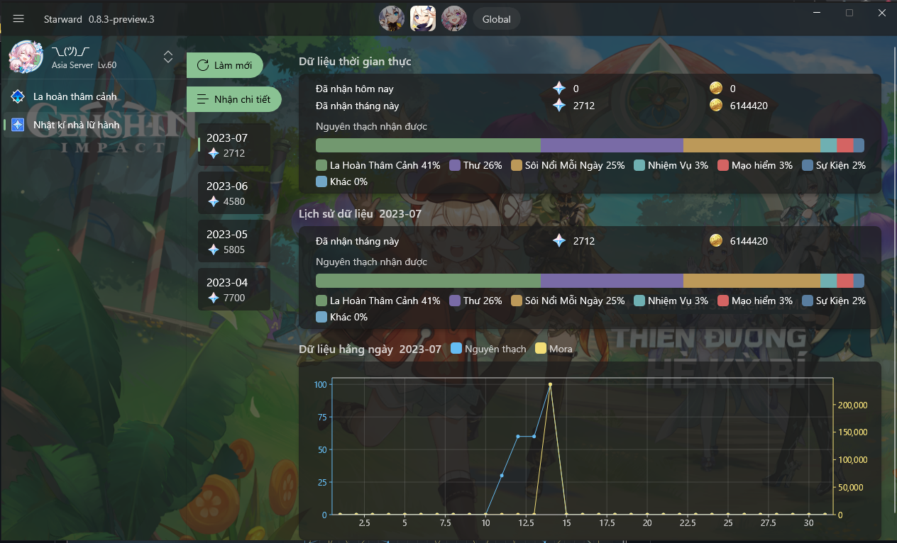 Update Content (0.8.3 - Tartaglia) · Issue #181 · Scighost/Starward · GitHub