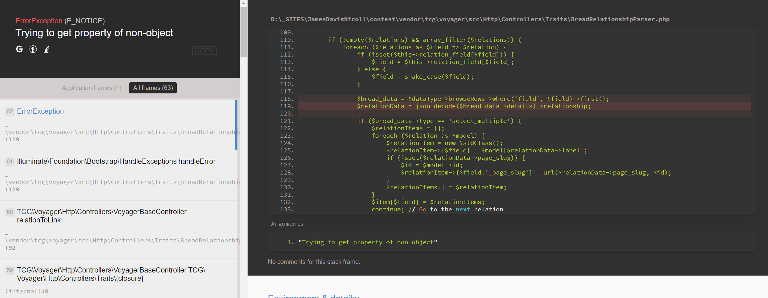 Voyager doesn't fetch data with relationship · Issue #3604 · thedevdojo/voyager · GitHub