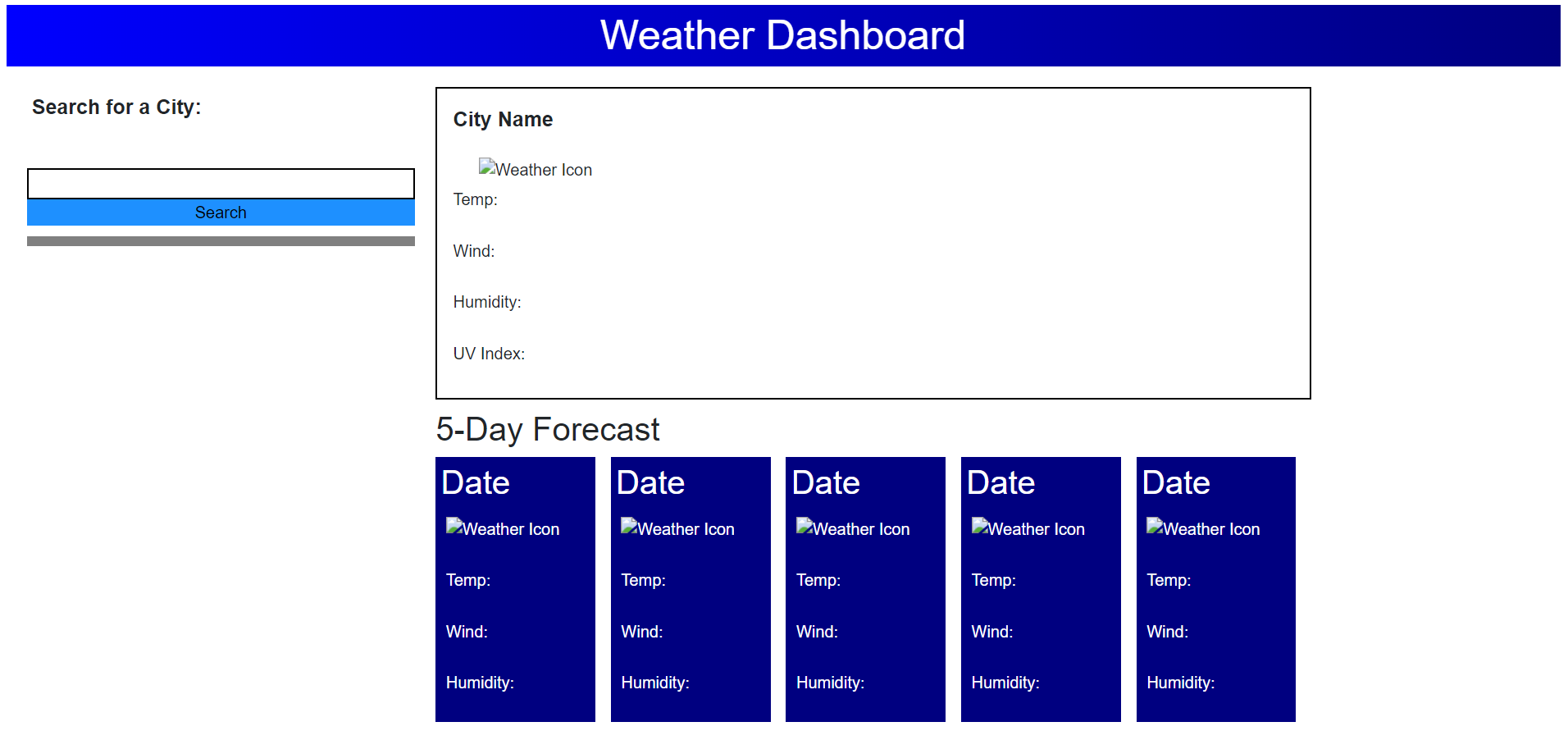 GitHub - kassidyr/weather_dashboard