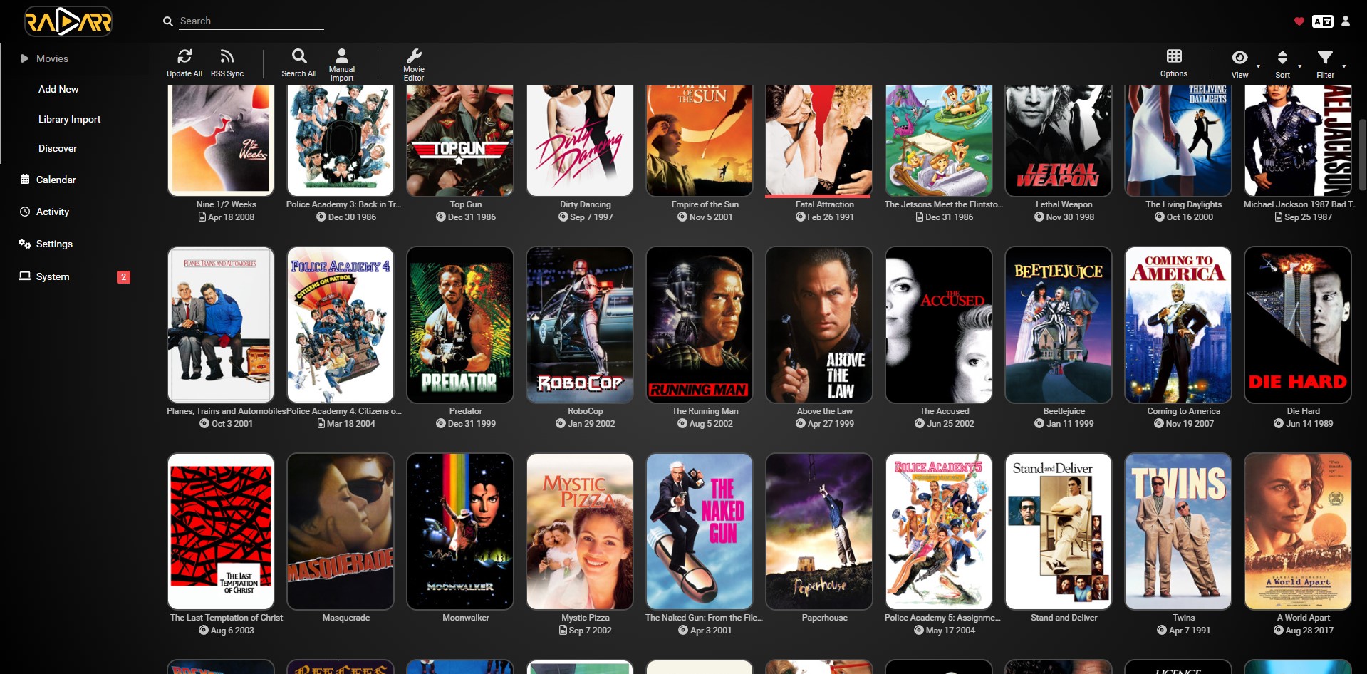 [BUG] Movie Sort by YEAR · Issue #7484 · Radarr/Radarr · GitHub