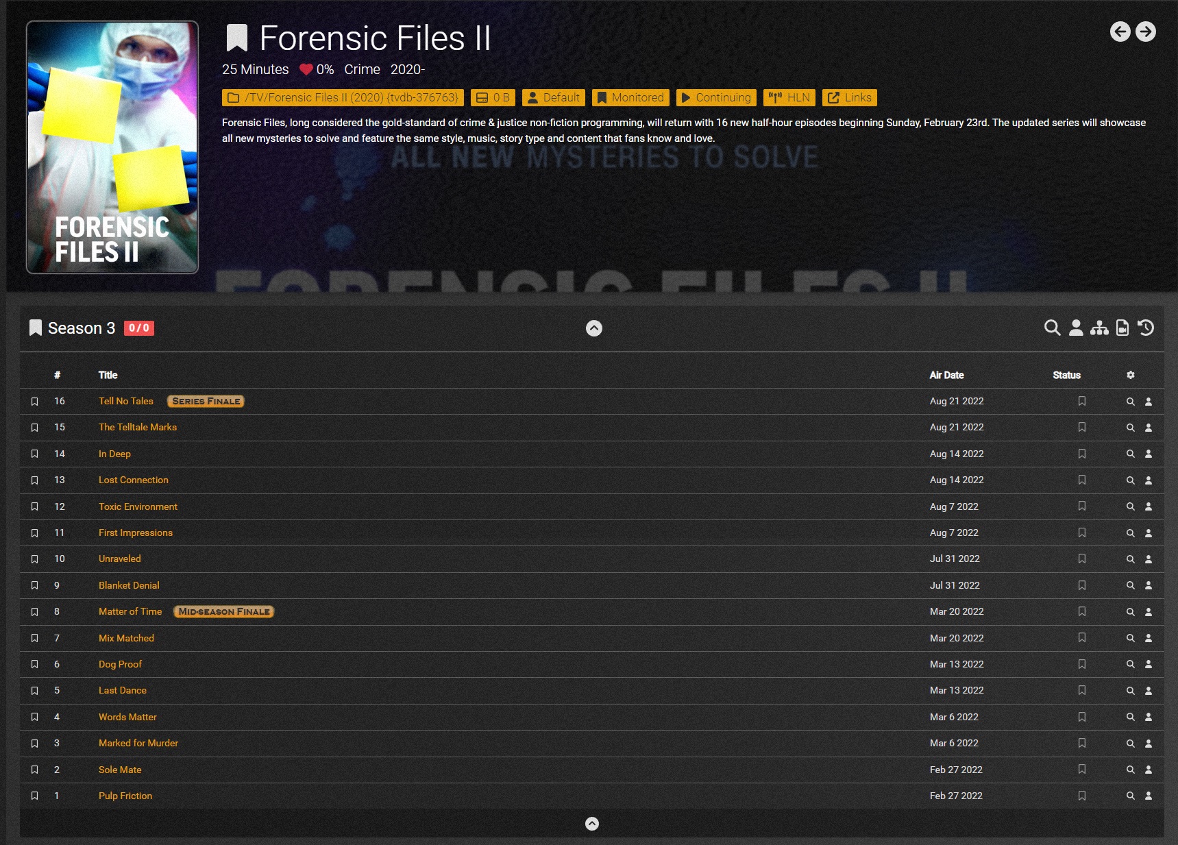 Mid-season and Season Finale Indicators · Issue #5719 · Sonarr/Sonarr · GitHub