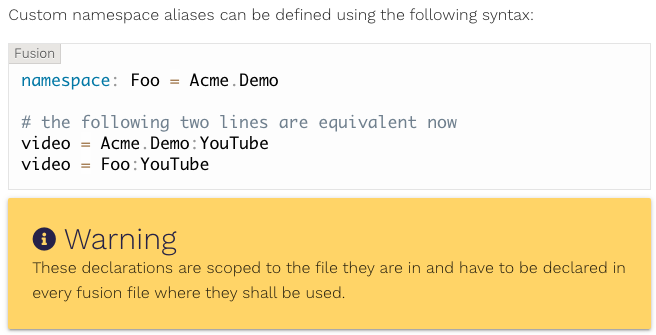 Automatically recognized namespaces · Issue #6 · MCStreetguy/fusion ...