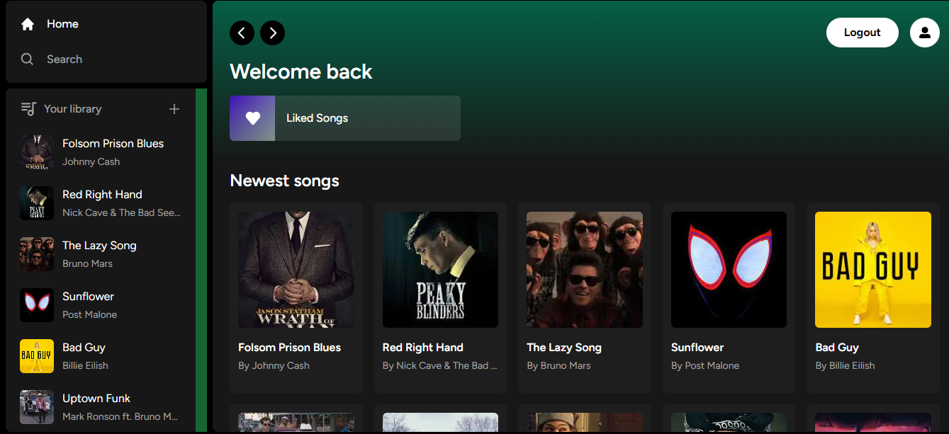 GitHub - aryandeelwal/spotify