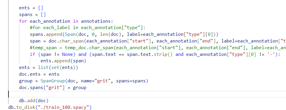 Spancat Returning Training Score As 0 · Issue 11728 · Explosionspacy · Github