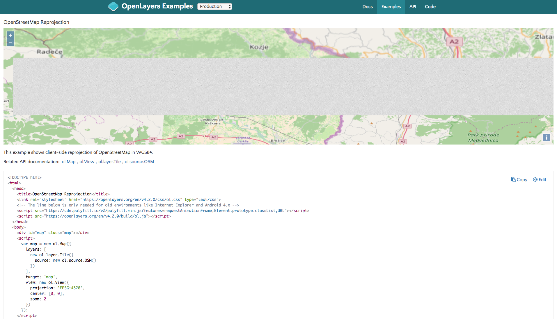 empty areas on map when reprojecting OSM - when cache is full ? · Issue #6590 · openlayers ...