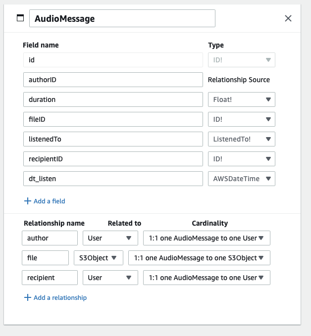 Bug: "failed to deploy" data modeling · Issue #64 · aws-amplify/amplify-studio · GitHub