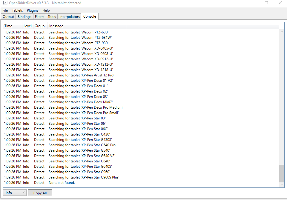 Veikk S640 dont detect · Issue #1374 · OpenTabletDriver/OpenTabletDriver · GitHub