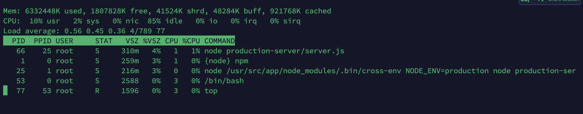 `timeout` Zombie Process · Issue 643 · Thedevs Network Kutt · Github