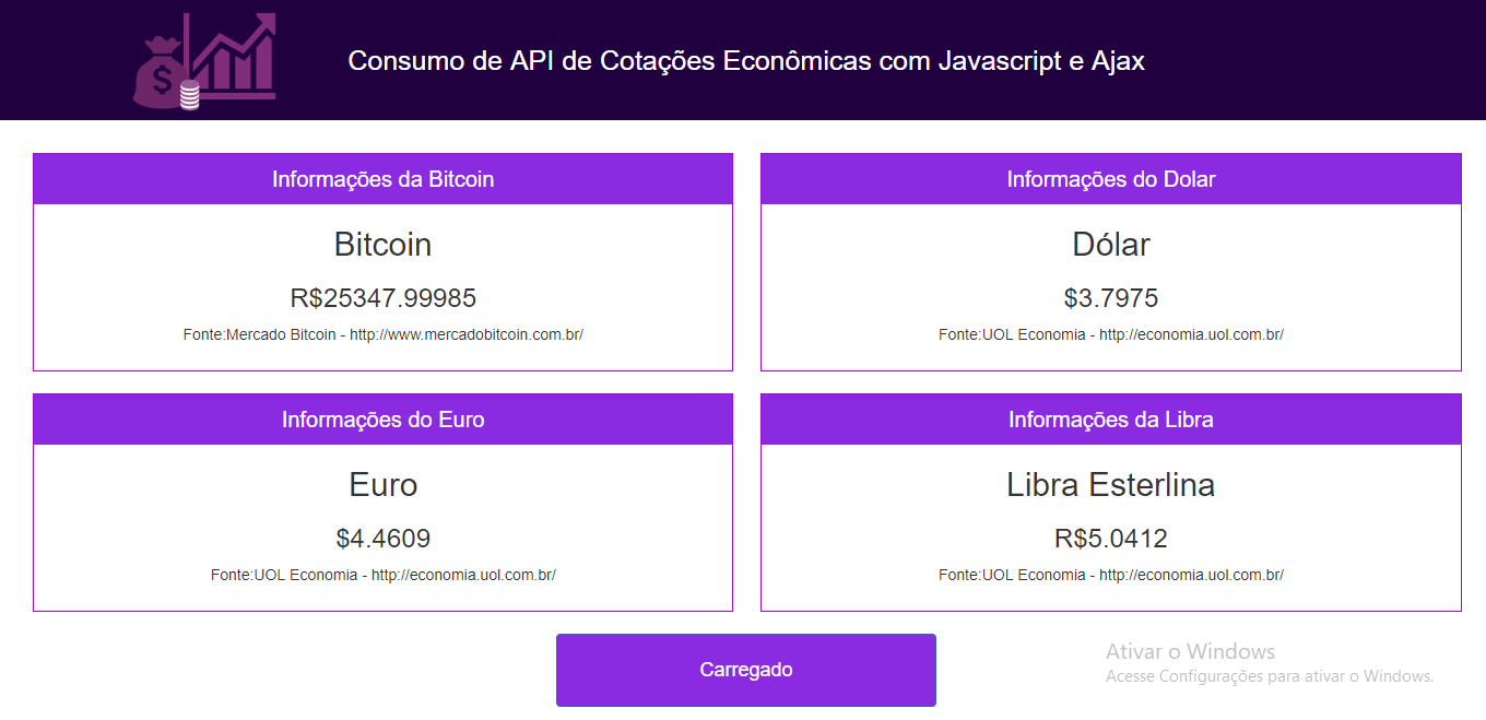 GitHub - brfat/cotacao-moedas: Consumindo API de cotação de valores